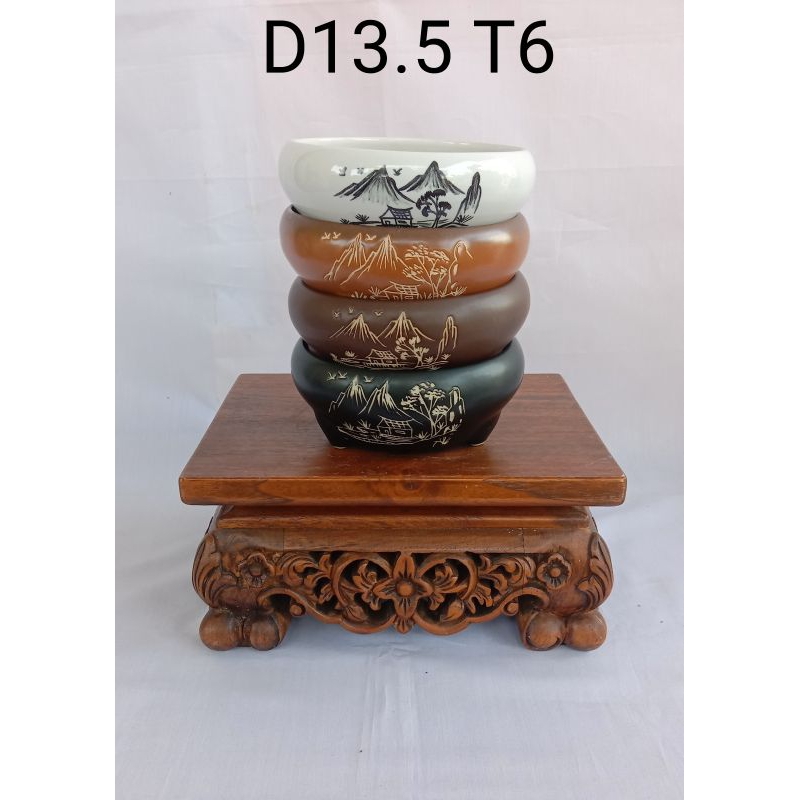 Jual pot keramik bulat | Shopee Indonesia