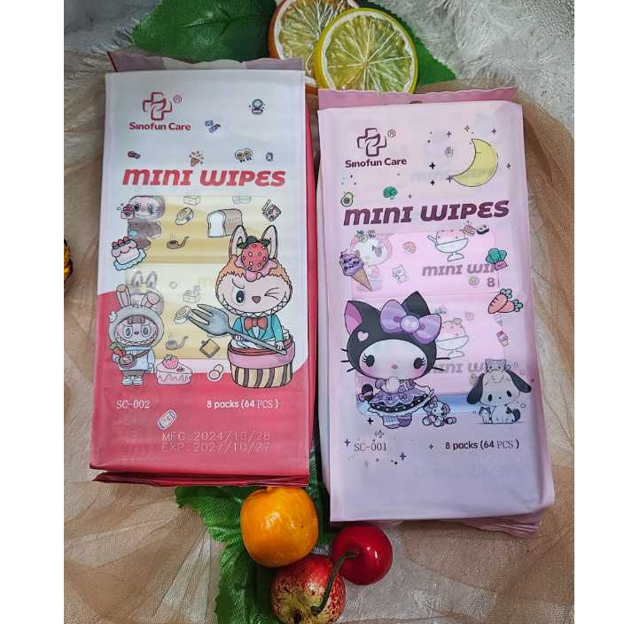 Jual TISSUE 8IN1 - TISU BASAH MINI KARAKTER -TISU BASAH MINI KECIL ...