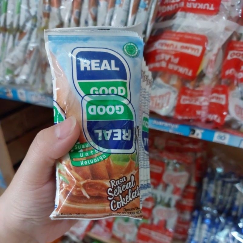 Jual Real Good Rasa Coklat 50 ml 1 pack isi 10 pcs | Shopee Indonesia