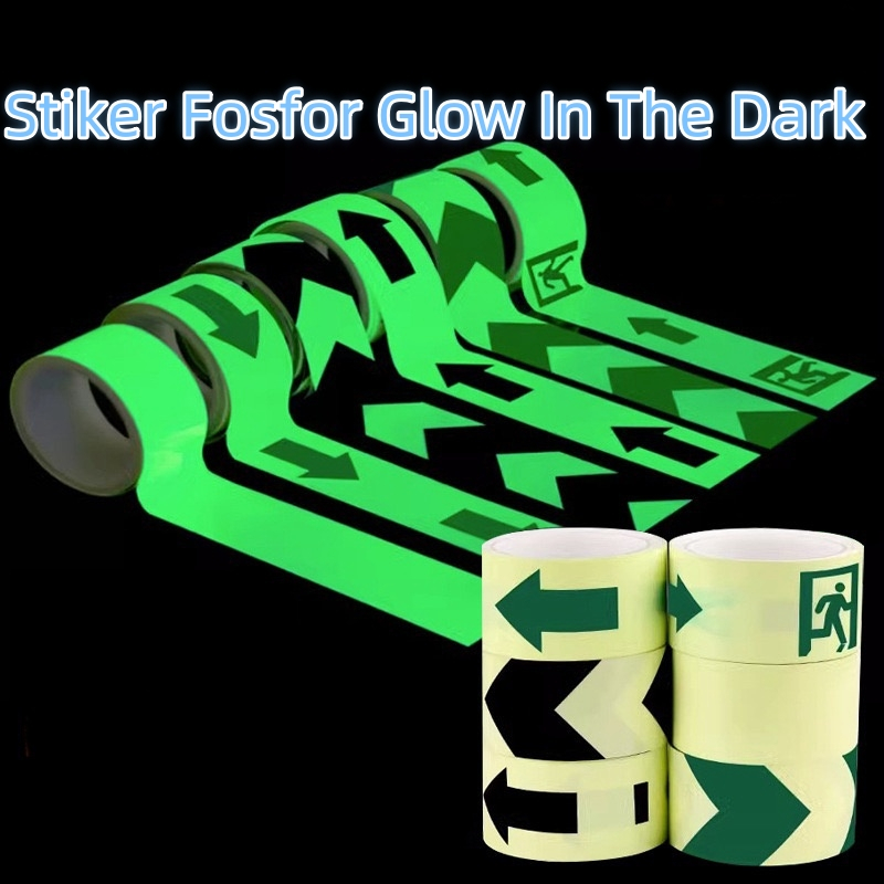 Jual Glow In The Dark Tape Fosfor | Stiker Nyala Gelap untuk Tanda Arah ...