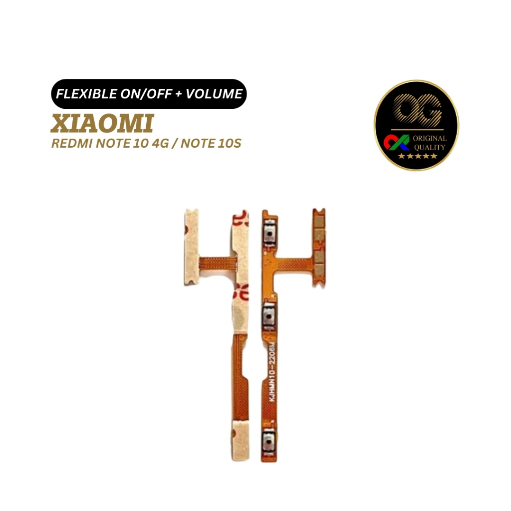 Jual FLEXIBLE ON/OFF + VOL XIAOMI REDMI NOTE 10 4G / NOTE 10S | Shopee Indonesia