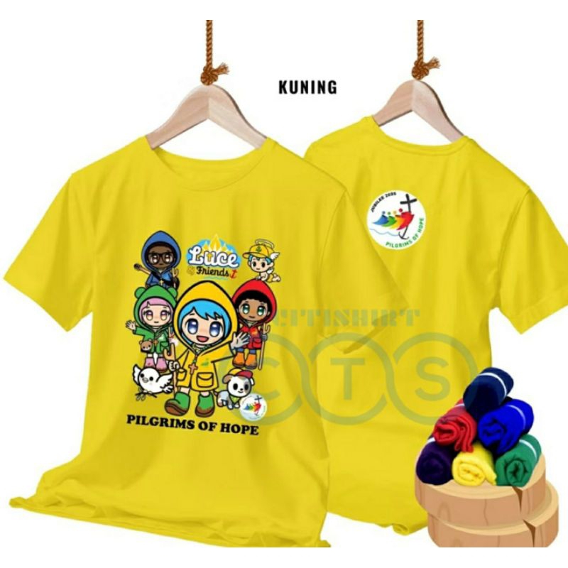 Jual KAOS BAJU LUCE AND FRIENDS YUBILEUM 2025 MASKOT VATIKAN TAHUN ...