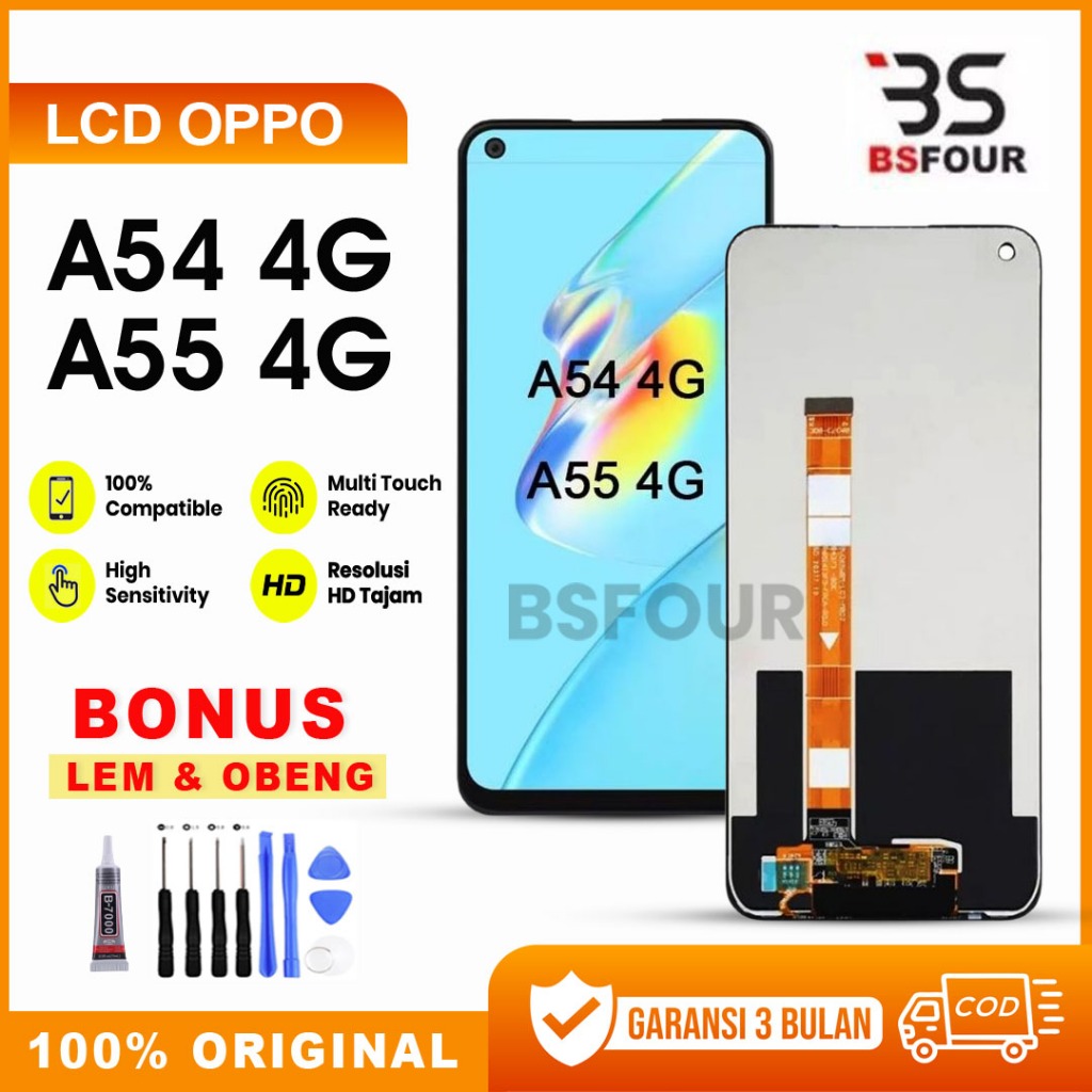 Jual LCD OPPO A54 4G / A55 4G / A53 2020 / A33 2020 FULLSET TOUCHSCREEN ORIGINAL | Shopee Indonesia