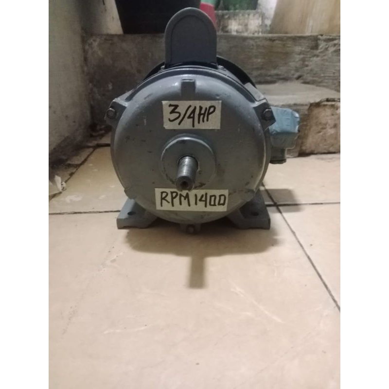 Jual Dinamo penggerak 3/4 HP 1 phase rpm 1400&2800 | Shopee Indonesia
