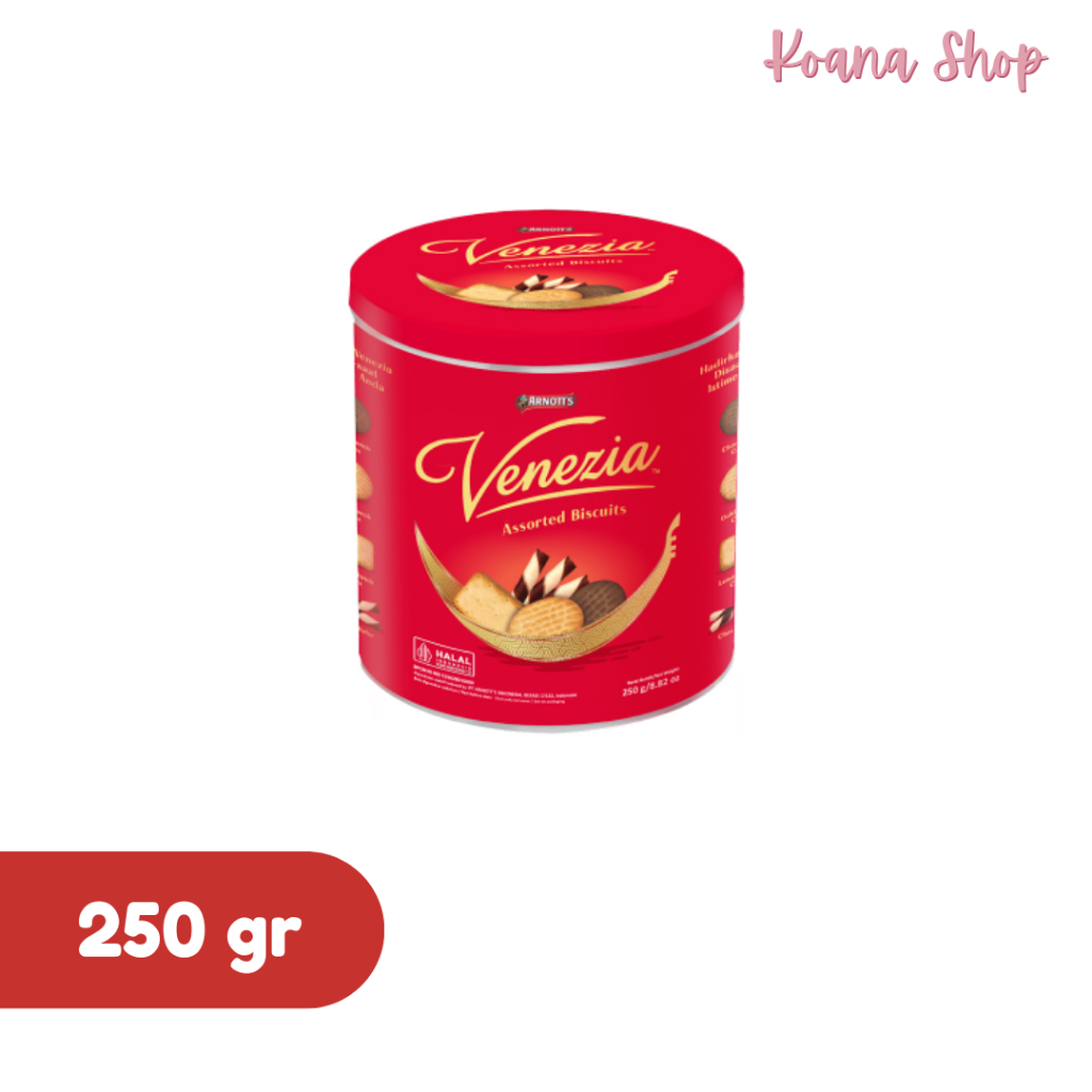 Jual Arnott's Venezia Biskuit Kaleng 250 gr | Shopee Indonesia