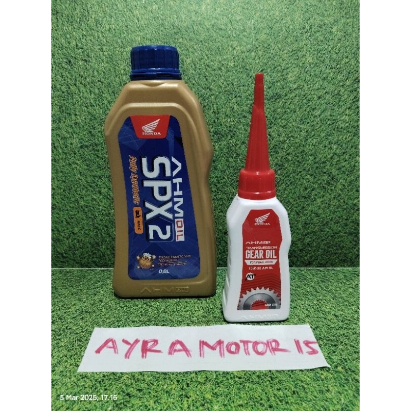 Jual OLI / OIL AHM SPX 2 0,8 DAN AHM GEAR BOK PELUMAS OLI MESIN MOTOR ...