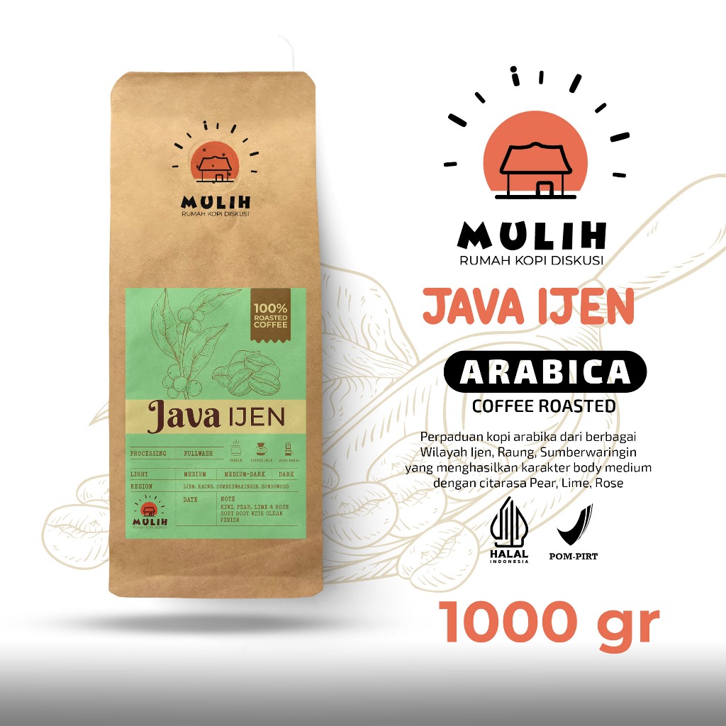 Jual Kopi Arabika Ijen Blue Mountain Arabica Coffee Bean Biji Kopi ...