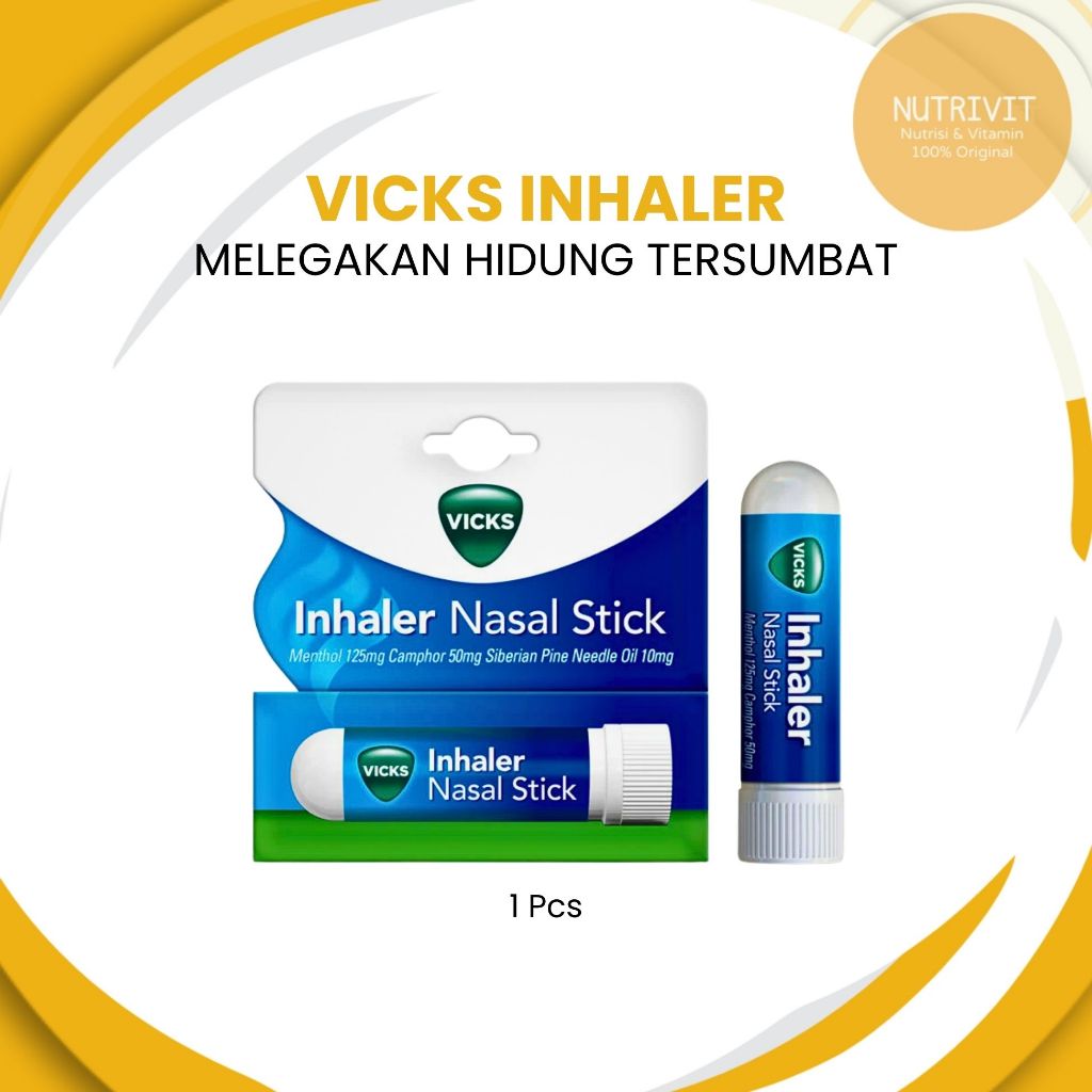 Jual VICKS INHALER - MELEGAKAN HIDUNG TERSUMBAT | Shopee Indonesia