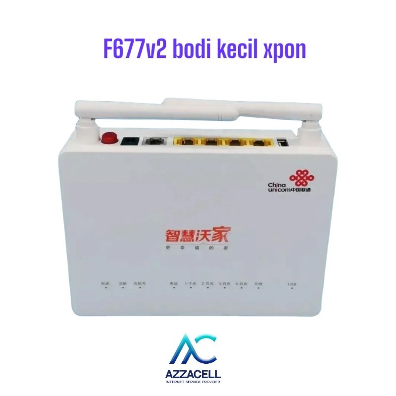 Jual ZTE F677v2 bodi kecil xpon bekas tanpa adaptor bisa epon dan gpon ...