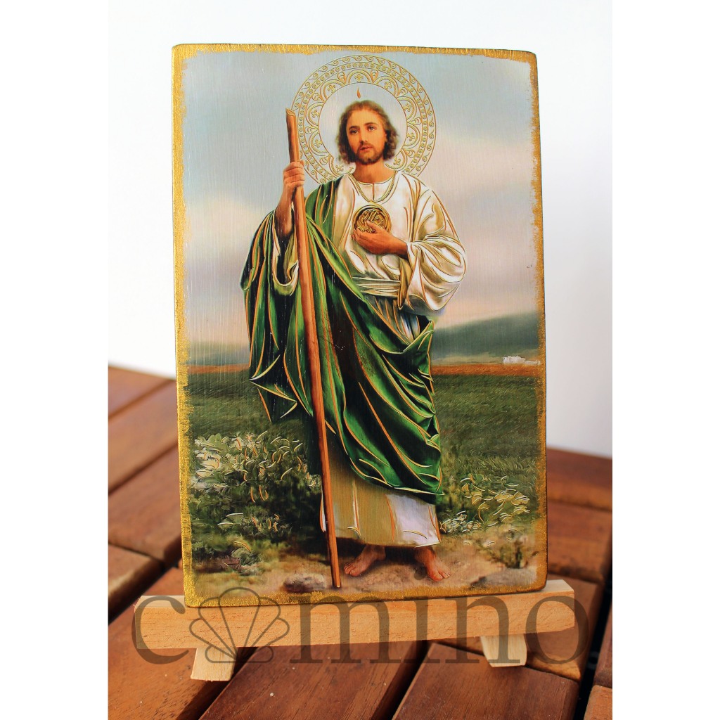 Jual Ikon St Yudas Tadeus Rasul | Jude Thaddeus Judas Kayu Asli ...