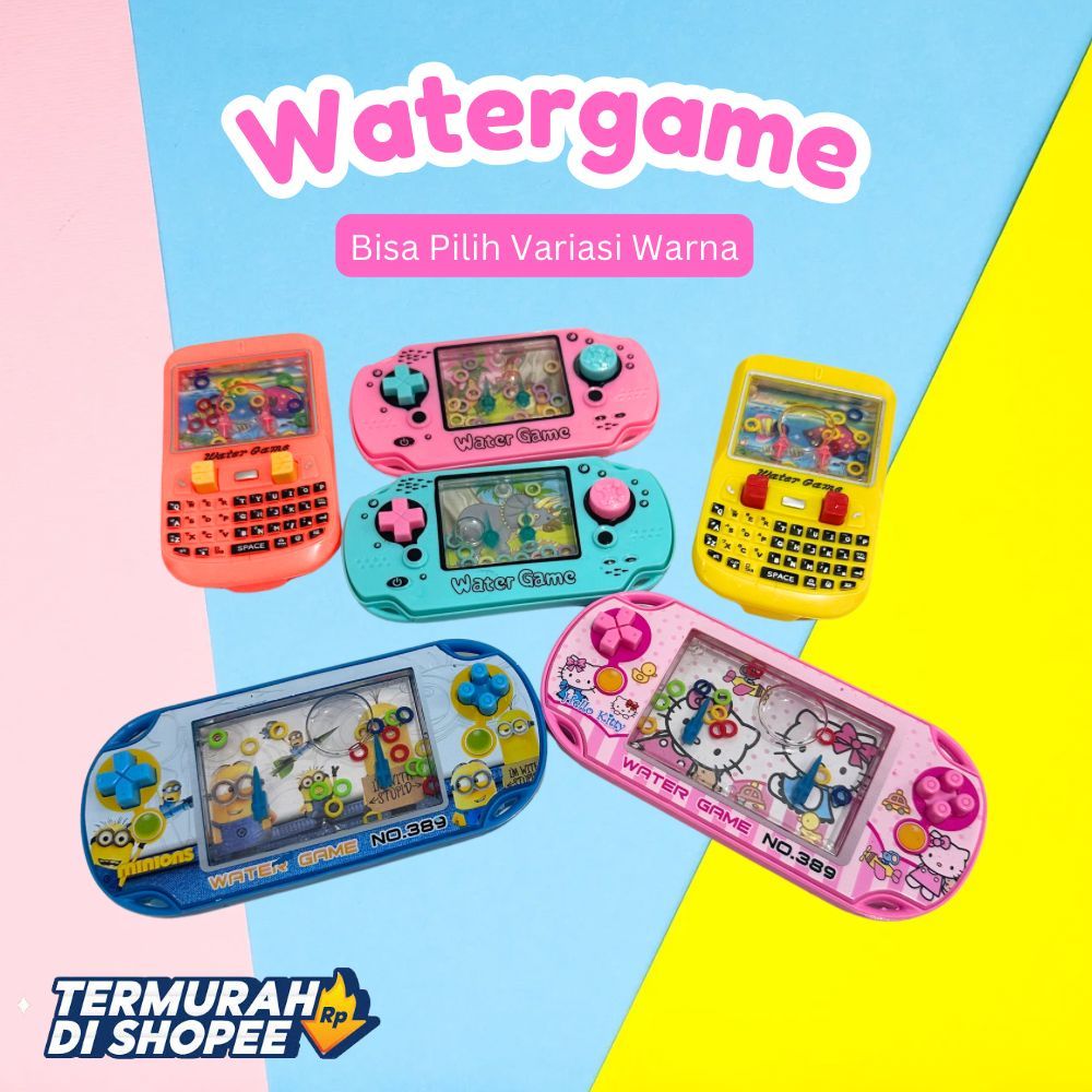 Jual Mainan Anak WATER GAME GIMBOT AIR/ big psp watergame/ mainan air ...