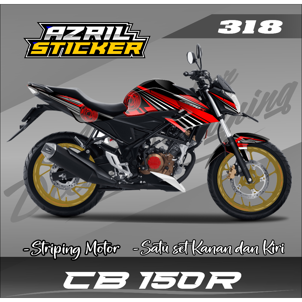 Jual Decal Sticker Full Body Cb150R Facelift 2015-2018 V2 Ful blok ...
