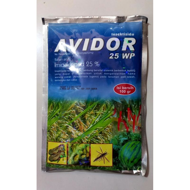 Jual Insektisida Avidor 25 WP Kemasan 100 Gr | Shopee Indonesia