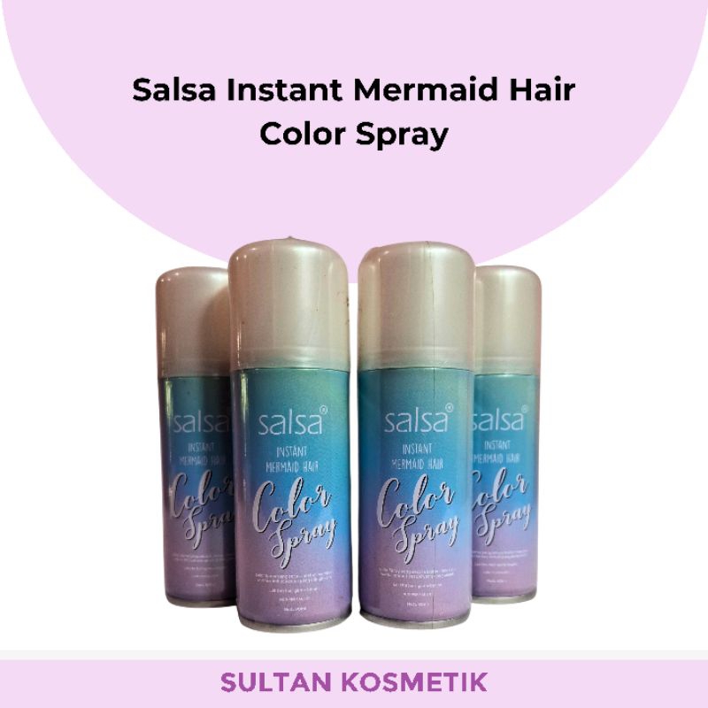 Jual SALSA INSTANT MERMAID HAIR COLOR SPRAY 80 ML | Shopee Indonesia