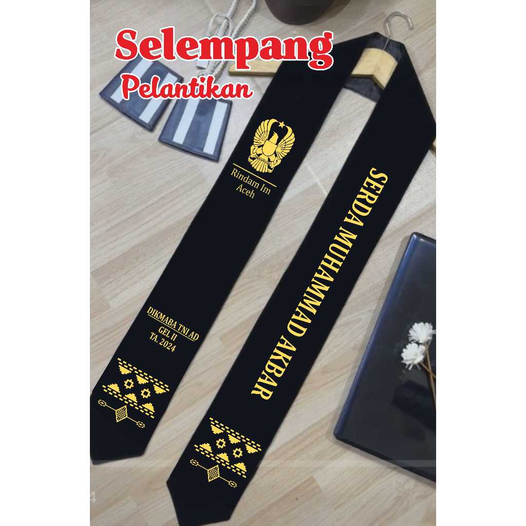Jual Selempang Leher Selempang Pelantikan Selempang Graduation Sash ...