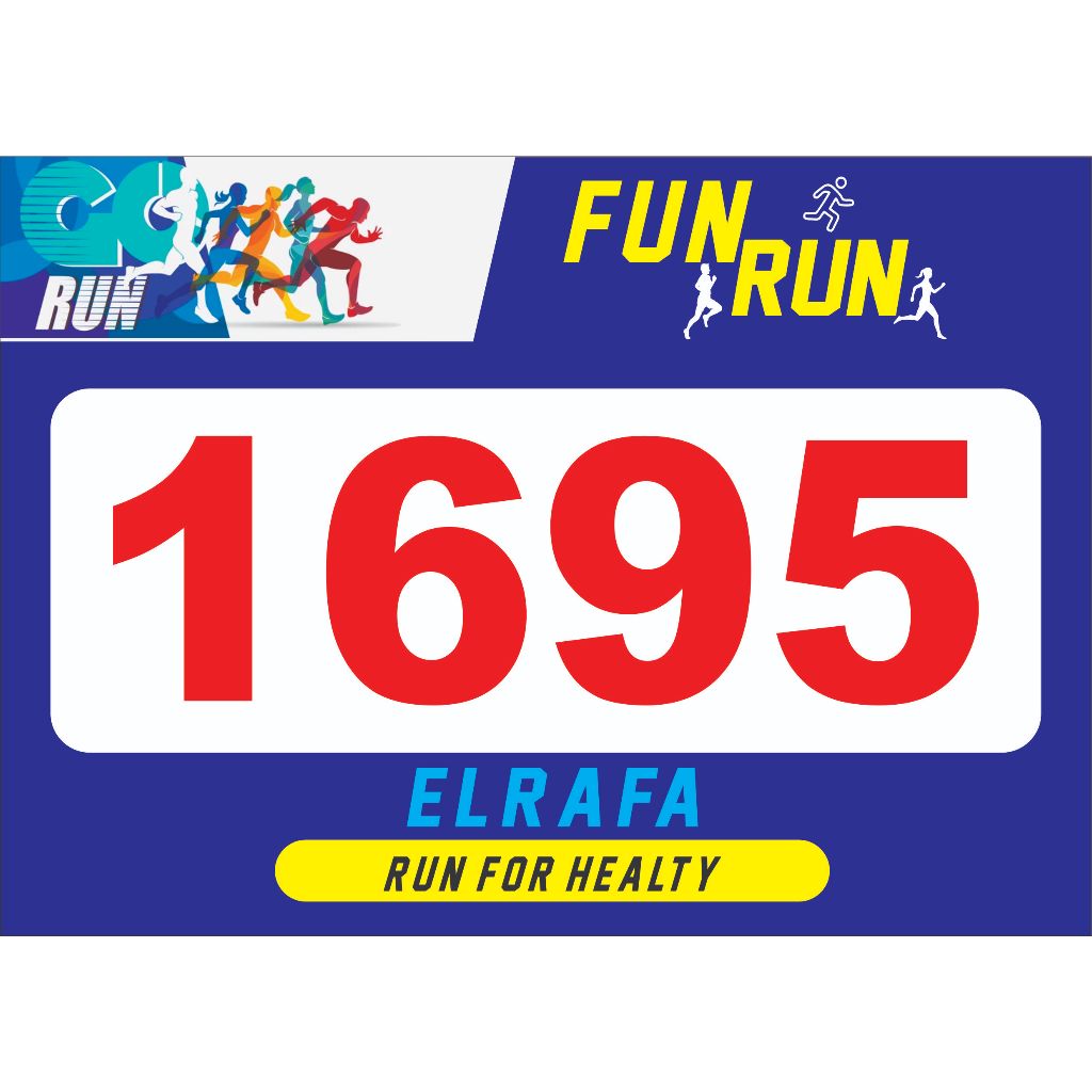 Jual Bib Number Running/ Nomor Dada / Nomor Peserta Lomba / Nomor ...