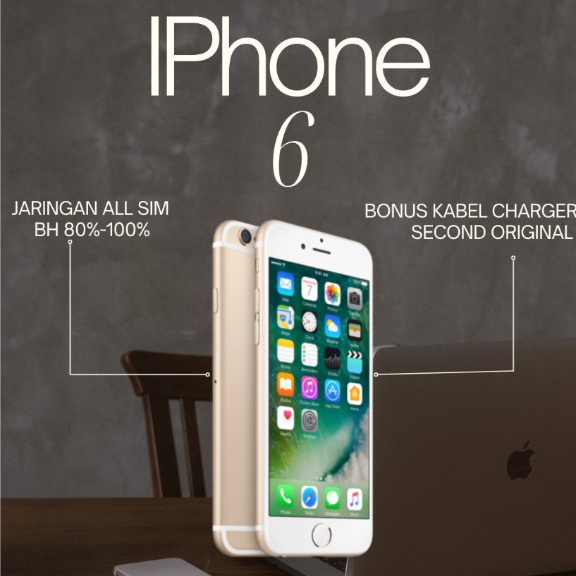 Jual IP 6g Wifi / Cellular 4G Second Normal Mulus Murah | Shopee Indonesia