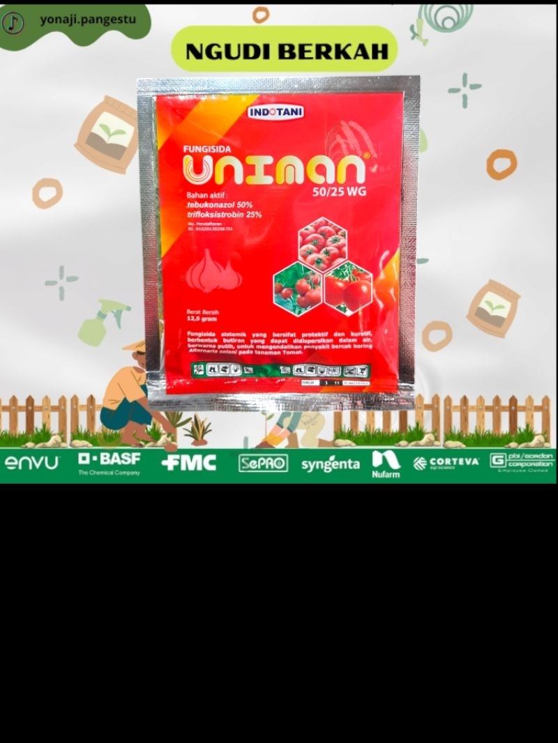 Jual uniman UNIMAN FUNGISIDA bercak jamur pada daun tanaman | Shopee ...