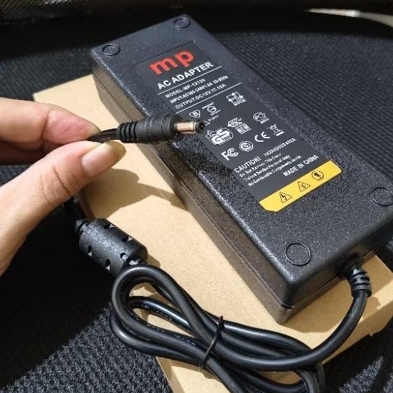 Jual ADAPTOR 12V 10A POWER SUPPLY 12V 10A SWITCHING ADAPTOR LED Strip ...