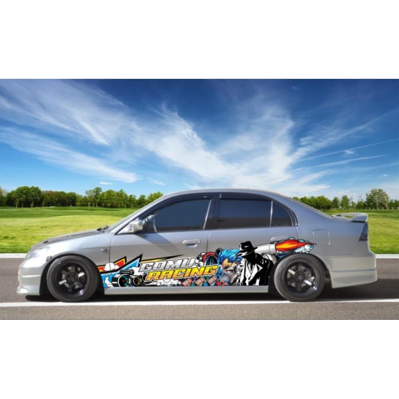 Jual decal mobil sedan | decal mobil | decal thailok | sticker body ...
