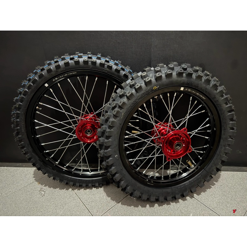 Jual Wheelset Trail Ban SET KLX 18-21 Velg TK Racing | Shopee Indonesia