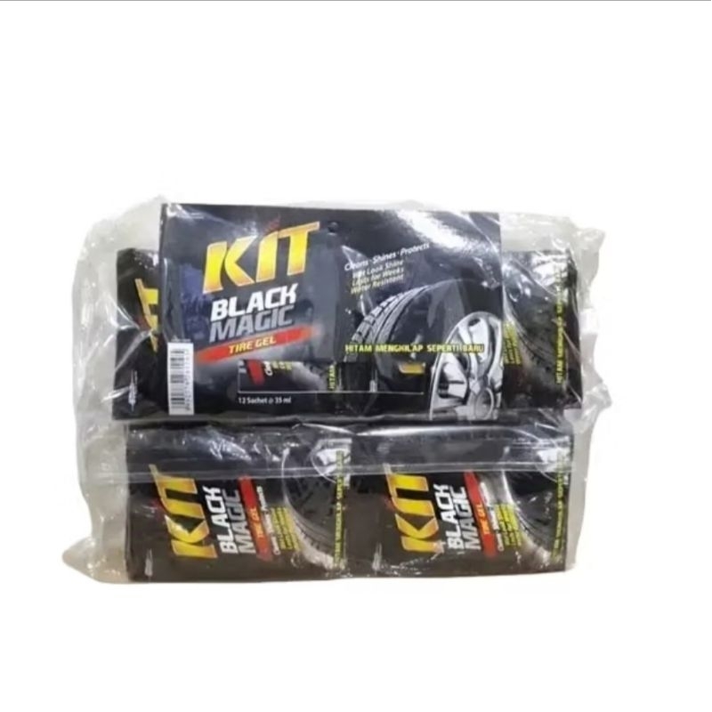 Jual KIT BLACK MAGIC TIRE GEL SACHET 35/32ML (1pack isi 12 sachet ...