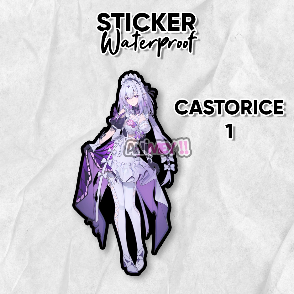 Jual Stiker Castorice Game Honkai Star Rail / Sticker Anime Waterproof ...