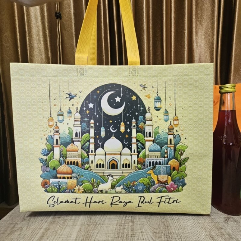 Jual IBEL - Tas Parcel Lebaran Tas Hampers Lebaran Tapak Bawah / Goodie ...