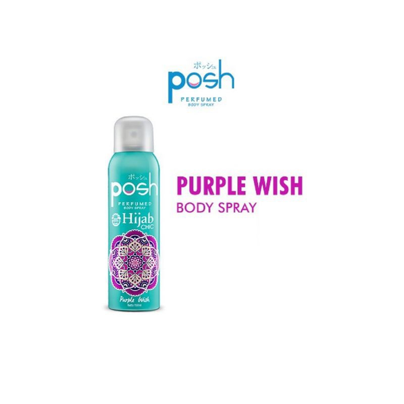 Jual Posh Body Spray All Variant Hijab Purple Wish, Pink Blush, Blaze ...
