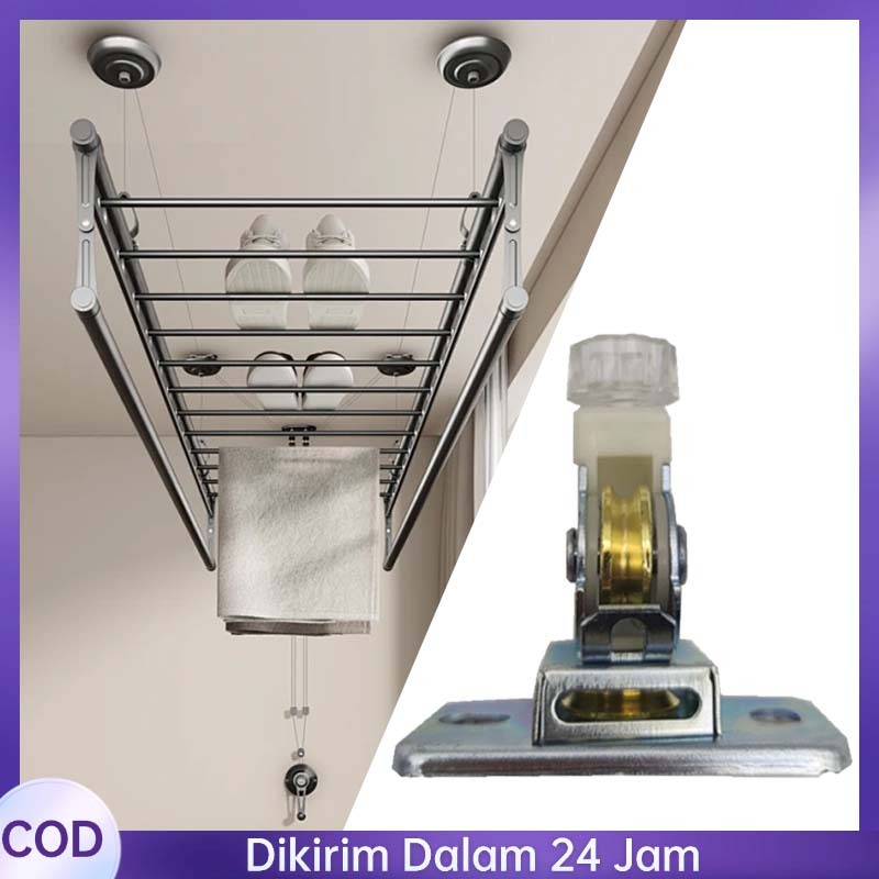 Jual Katrol Jemuran Gantung Katrol Kerekan Jemuran Katrol Kerekan Mini ...