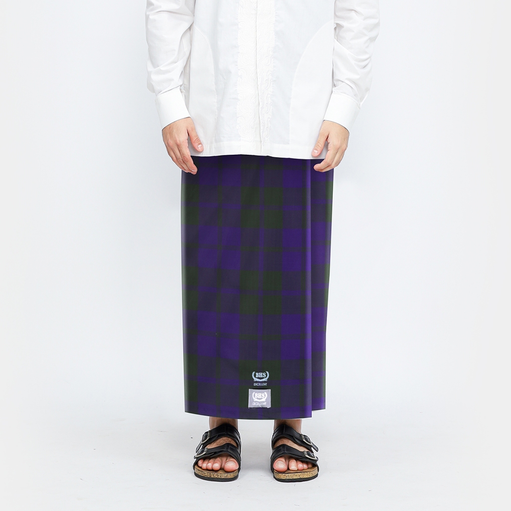 Jual Sarung BHS Excellent Silver Motif E51 KDT Ungu Hijau Sarung BHS ...