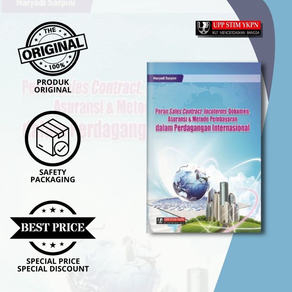 Jual UPP STIM YKPN - Peran Sales Contract, Incoterms, Dokumen, Asuransi ...