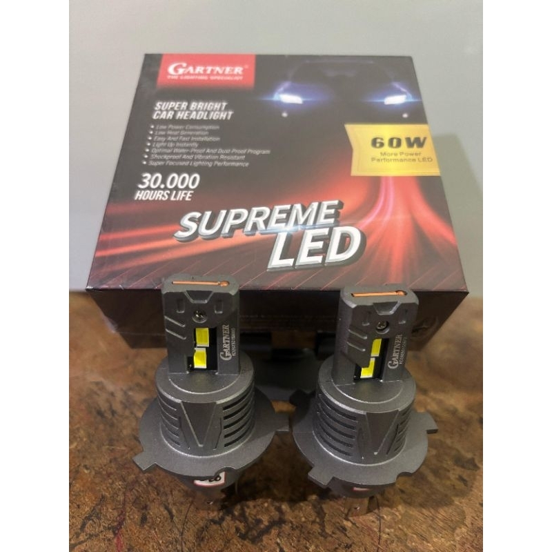 Jual Bohlam LED H4 Gartner Supreme Led 60watt PNP | Shopee Indonesia