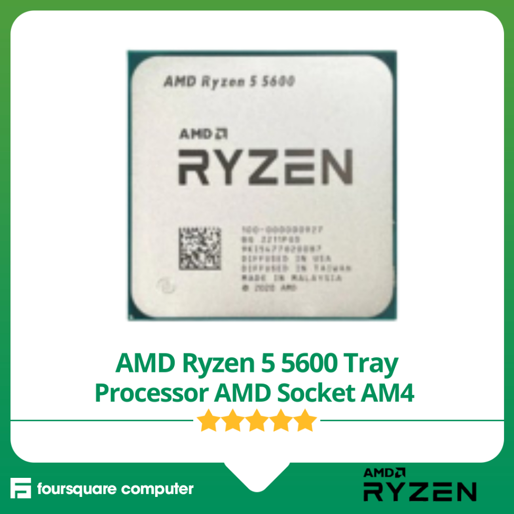 Jual AMD Ryzen 5 5600 Tray Processor 6 Core 12 Thread Resmi | Shopee ...