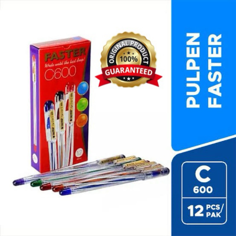 Jual pulpen faster c600 pen | Shopee Indonesia