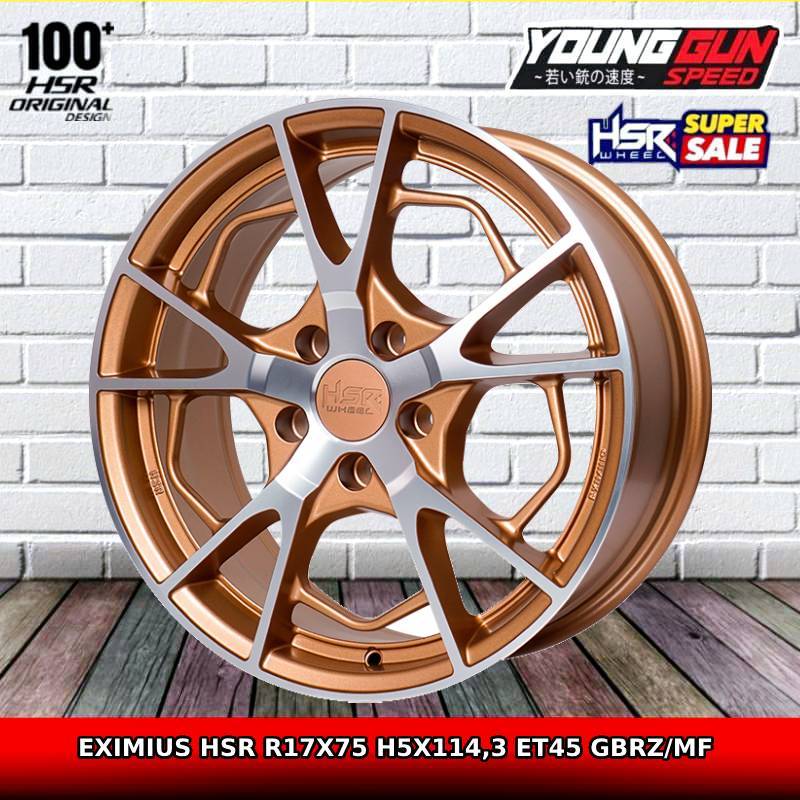 Jual Velg Hsr Eximius R17 Hole 5 Untuk Innova Xpander Rush Hrv Crv Pelek Mobil Racing Ring 17 ...
