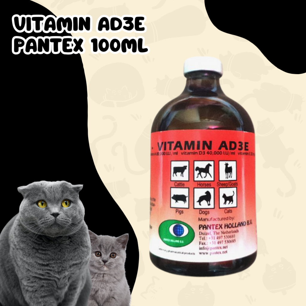Jual Vitamin AD3E Holland - Vitamin AD3E Injeksi - Pantex Holland AD3E ...