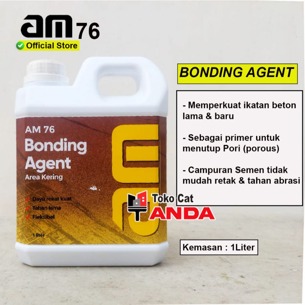 Jual AM76 Bonding Agent - Obat Penguat Cat - Perekat Beton lama dan ...