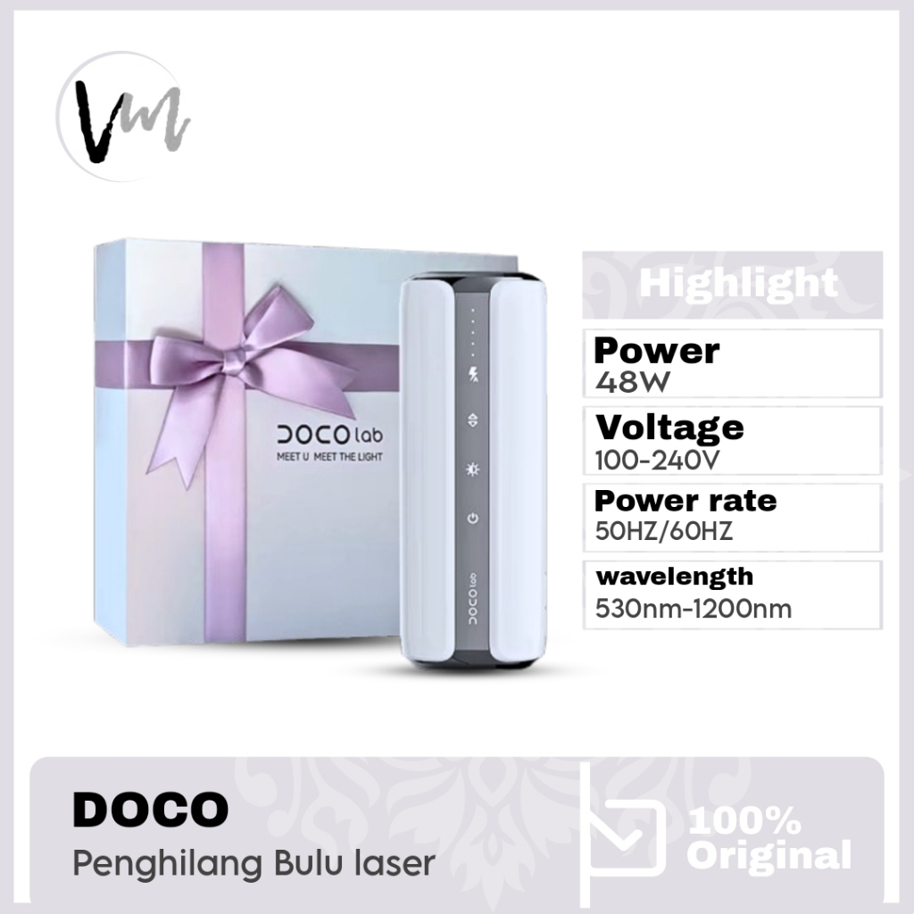 Jual DOCO Lab Sapphire Cooling IPL Hair Removal Device Gift Box AP32 - Penghilang Bulu Perawatan ...