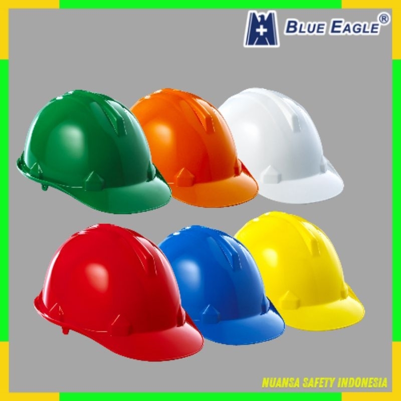 Jual Helm Safety Blue Eagle ABS Original | Shopee Indonesia
