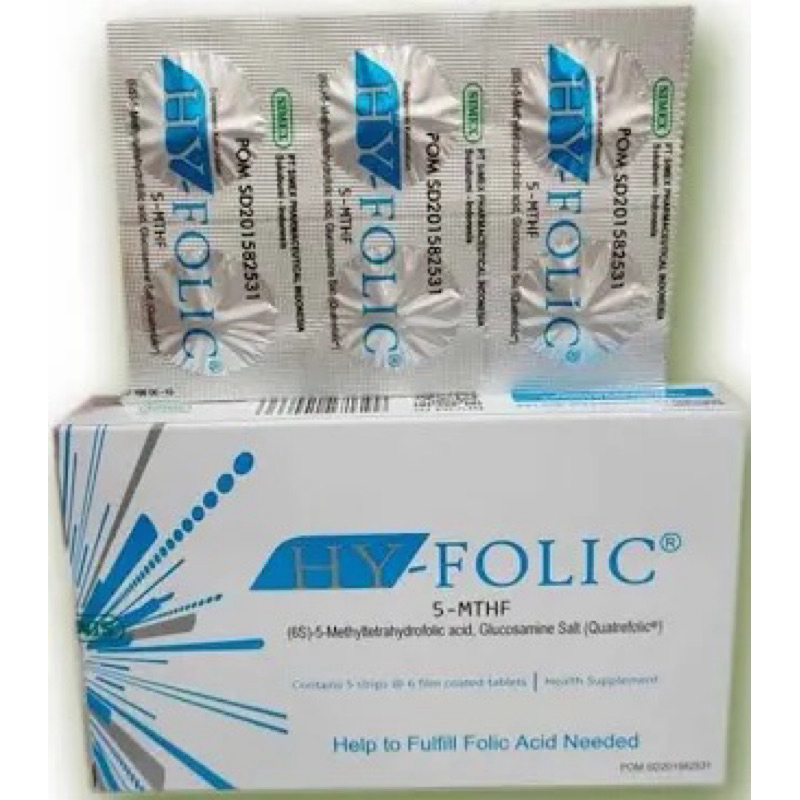 Jual HY-Folic / Hy Folic 30 Tablet - Memenuhi Kebutuhan Asam Folat Ibu ...
