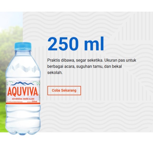 Jual AQUVIVA 250 ML - 1 Dus isi 24 | Shopee Indonesia