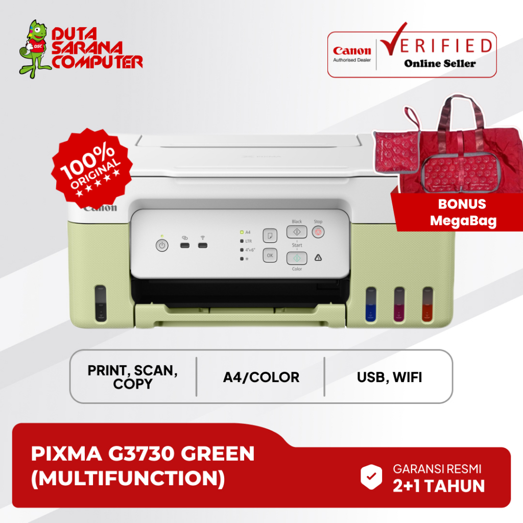 Jual CANON Pixma G3730 Printer G 3730 Print Scan Copy WiFi | Shopee ...