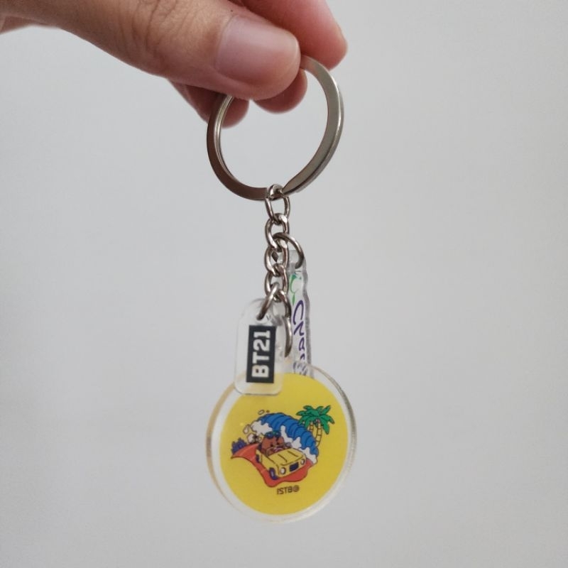 Jual OFFICIAL Gantungan Kunci Chatime x BT21 Shooky / Keychain Chatime ...