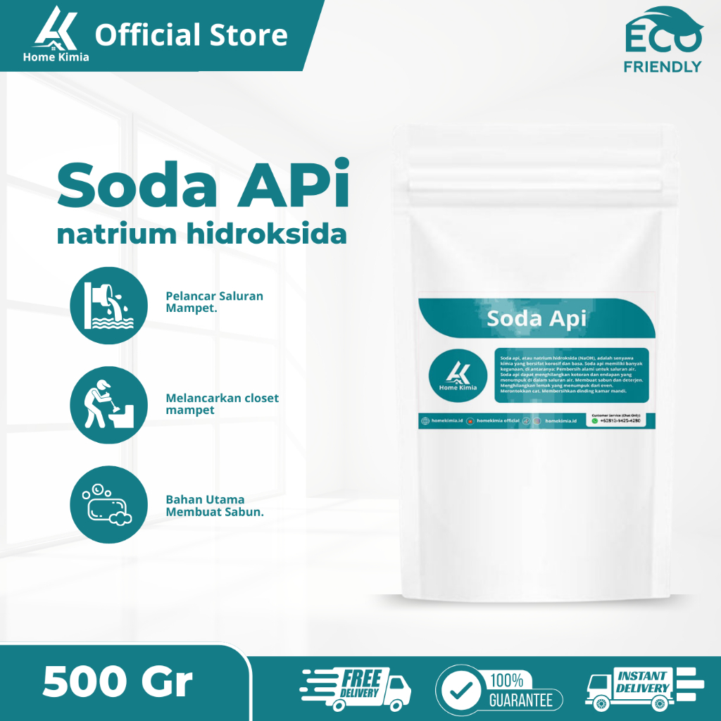 Jual Home Kimia Soda Api - Anti Sumbat Pembersih Saluran WC Kloset dan ...