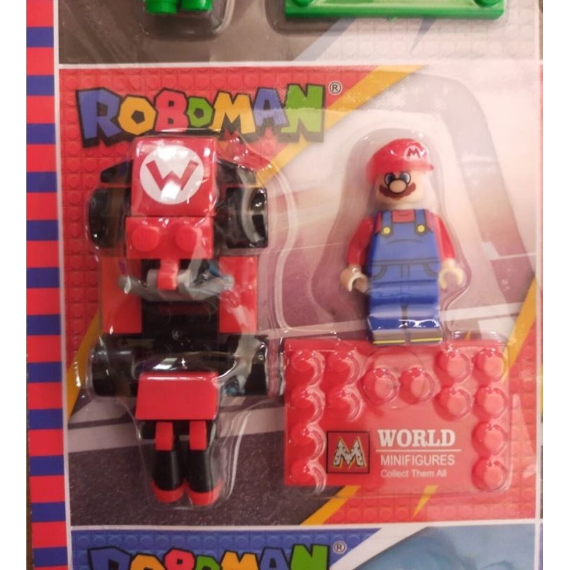 Jual Mainan anak brick super Mario Bros plus mobil gocart keren bongkar ...