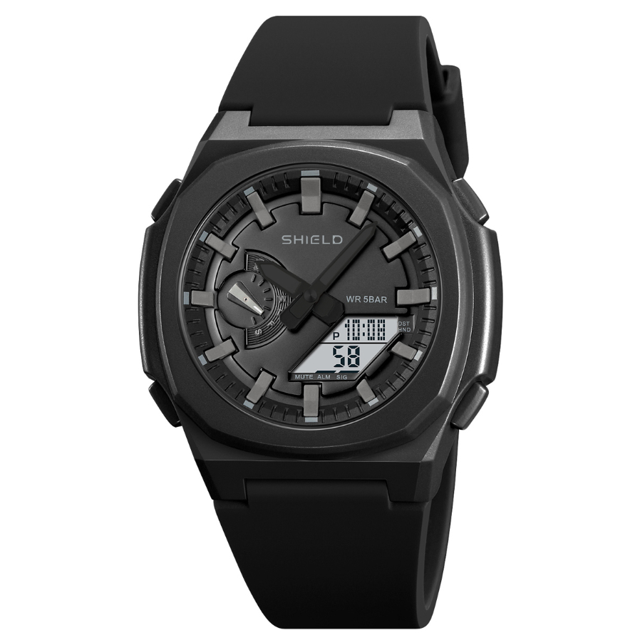 Jual Jam Tangan Pria Shield Bergen | Shopee Indonesia