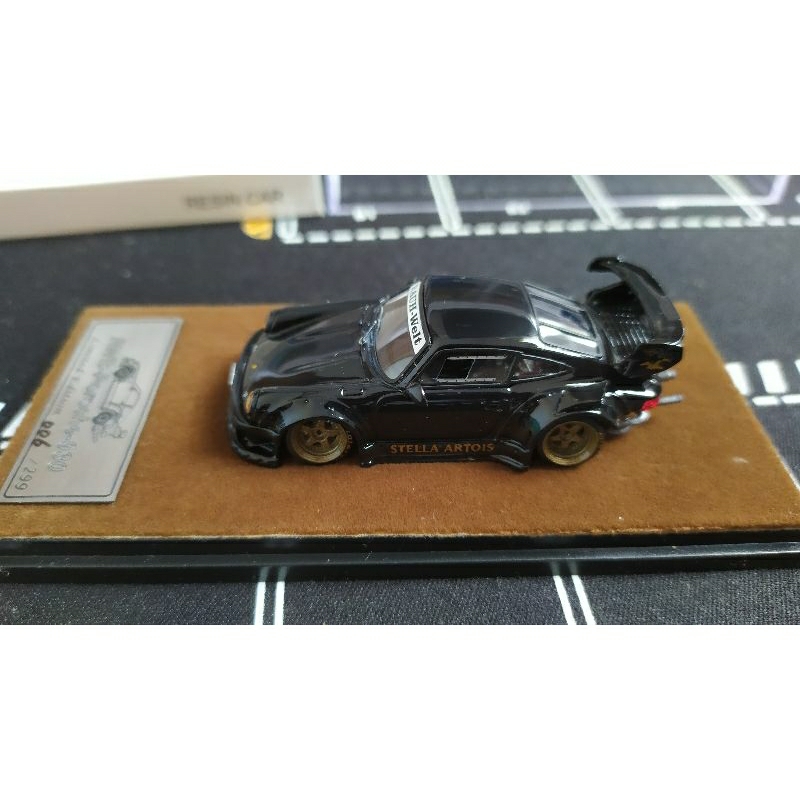 Jual QIDIAN RESIN PORSCHE 930 RWB AKIRA NAKAI METALIC BLACK / HITAM 1: ...