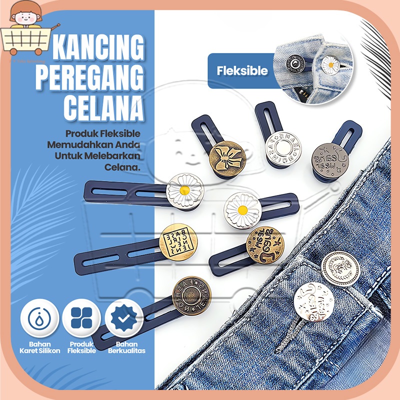 Jual Gesper baru yang dapat ditarik, gesper ekstensi pinggang denim ...