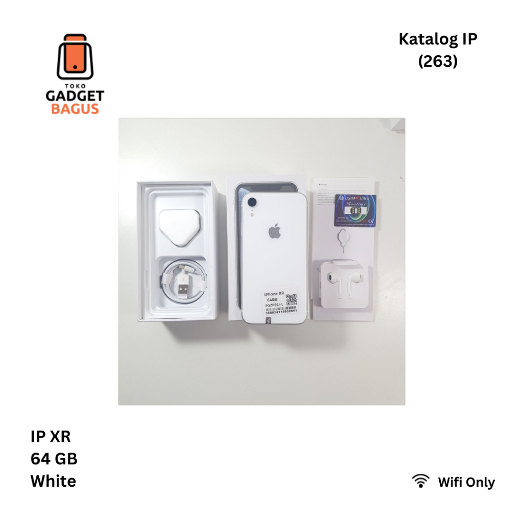 Jual 263 - IP XR 64GB 6,1 inchi Wifi Only / SIM Locked Inter 2nd ...